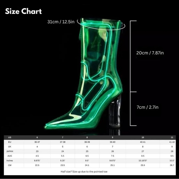 Neon Cowboys | Shoes | Neon Cowboys Out Past Midnight Light Up Boots ...